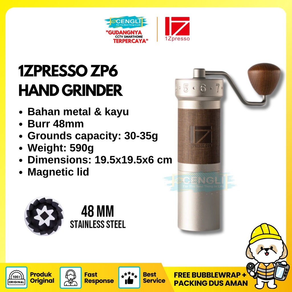 Jual 1Zpresso ZP6 Hand Grinder / Grinder Kopi / Alat Kopi | Shopee ...