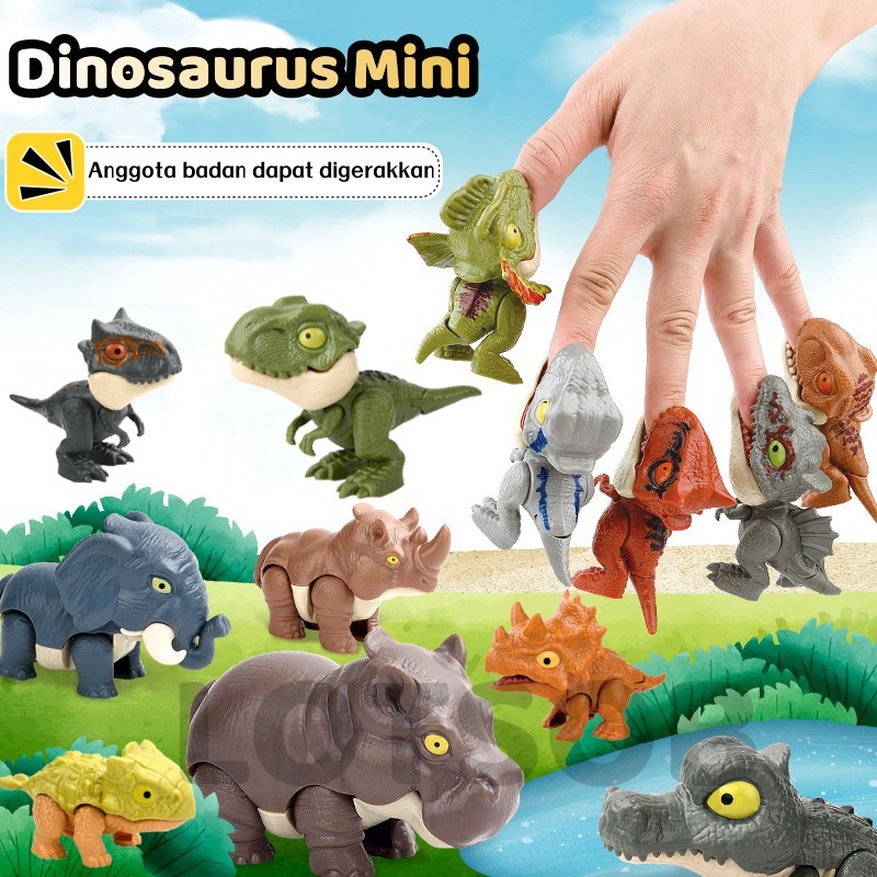 Jual COD Dinosaurus Mini T Rex Indominus Dino Dinosaur Mainan Anak Kado ...