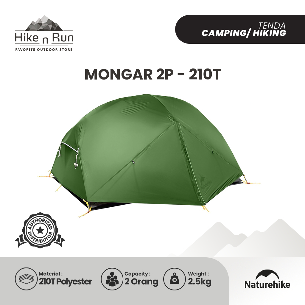 Jual Naturehike Tenda Hiking Mongar NH17T007-M Tenda Ultralight 2 Orang | Shopee Indonesia