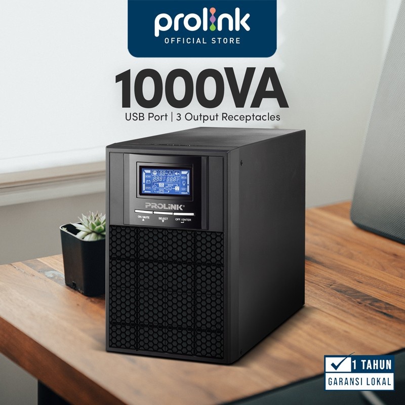 Jual PROLINK PRO901ES UPS Online Professional Ii Series (1P/1P) 1000Va ...