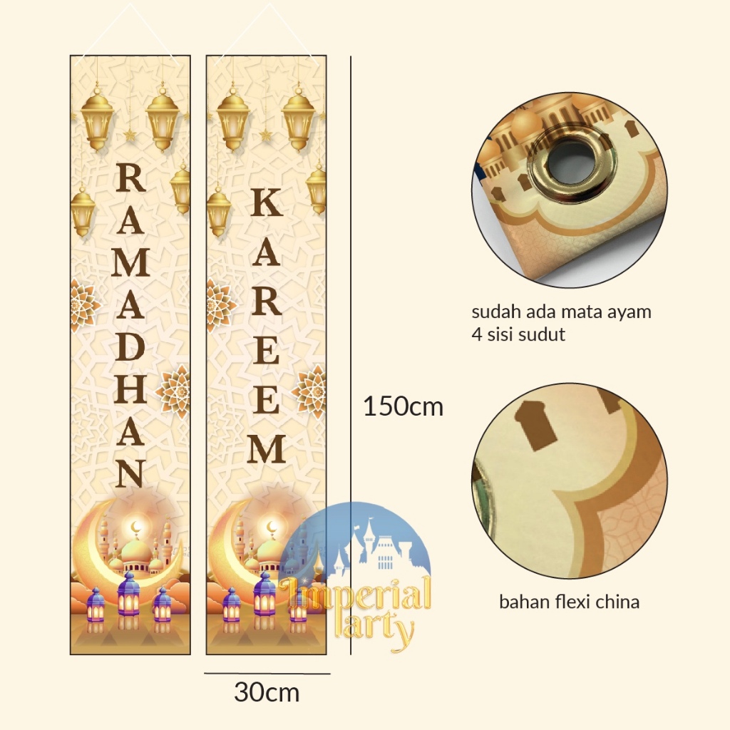 Jual Backdrop Banner Spanduk Happy Ramadhan Eid Mubarak Lebaran Idul ...