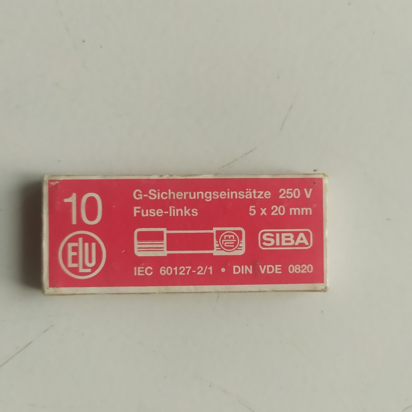 Jual Fuse 5x20 1,25A 250V Fast acting Siba P/N.7000733 Fuse 5x20 1,25A ...