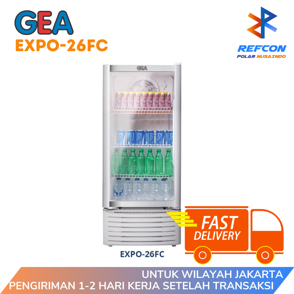 Jual Showcase GEA EXPO 26FR / EXPO 26 FR [3 Rak] | Shopee Indonesia