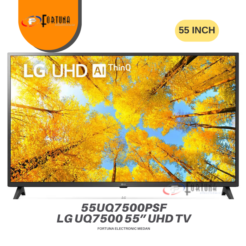 Jual TV LG 55 INCH 55UQ7500 PSF 4K UHD SMART TV LED HDR MEDAN | Shopee ...