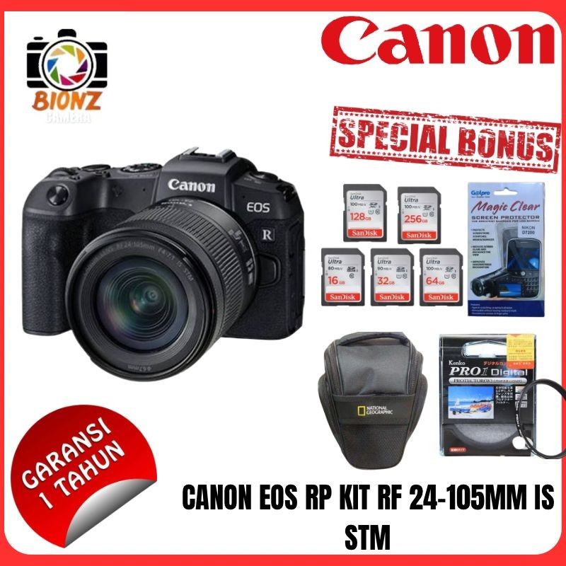Jual CANON EOS RP KIT 24-105MM / CANON ROS RP BODY ONLY MIRORLESS ...
