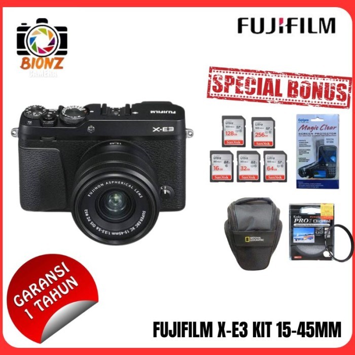 Jual FUJIFILM X-E3 KIT 15 45MM / CAMERA FUJIFILM XE3 KIT 15-45MM ...
