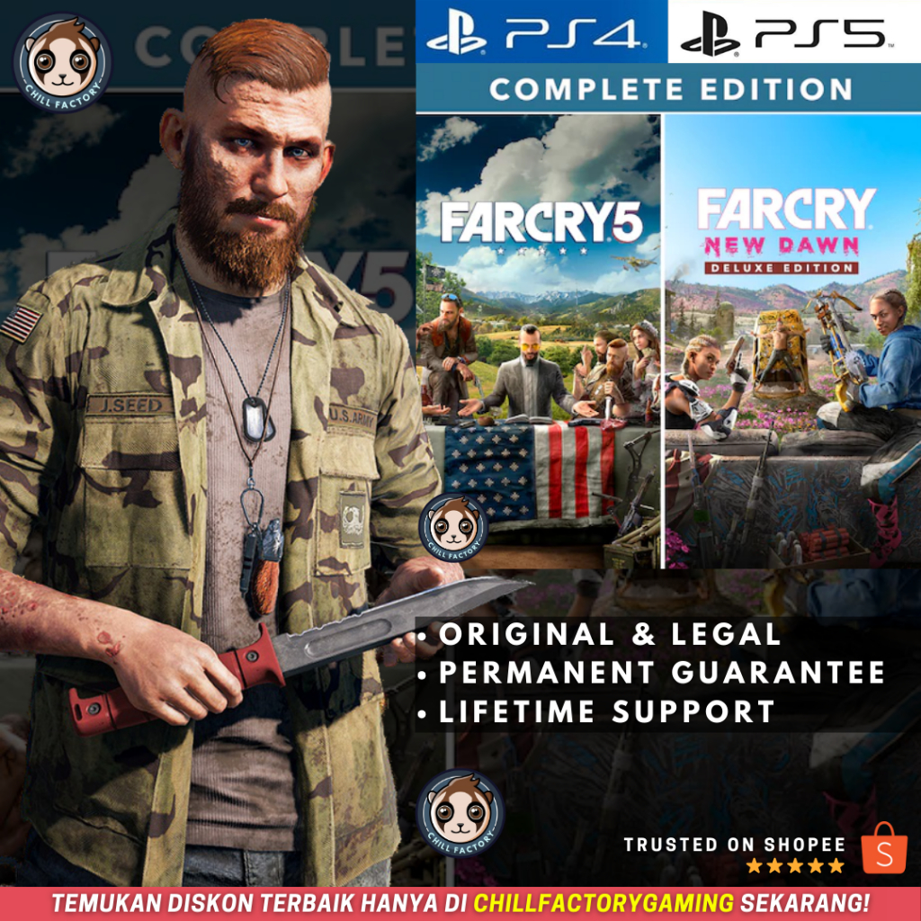Jual Far Cry 5 + Far Cry New Dawn Bundle 2 Games PS4 PS5 | Shopee Indonesia