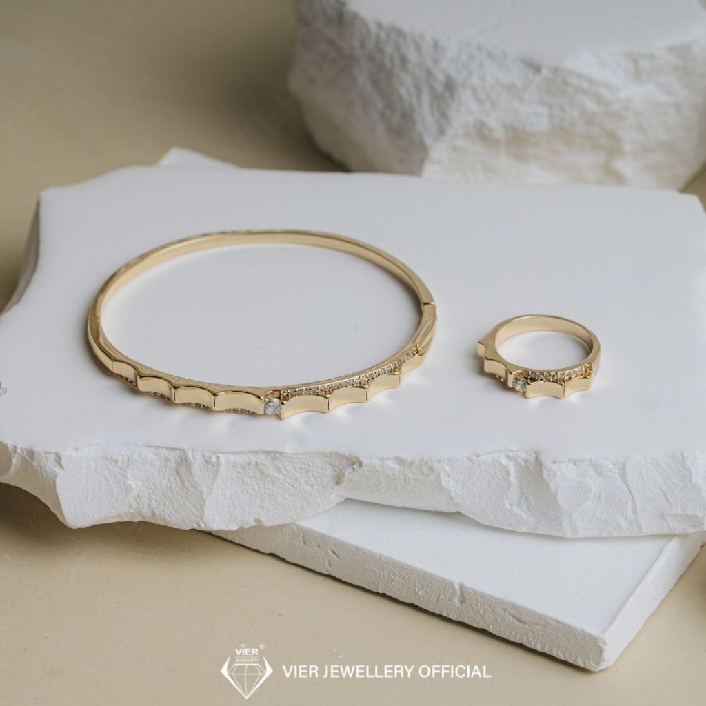 Jual Fashion Edition Set, Ring & Bangle, Set Gelang dan Cincin Simpel ...