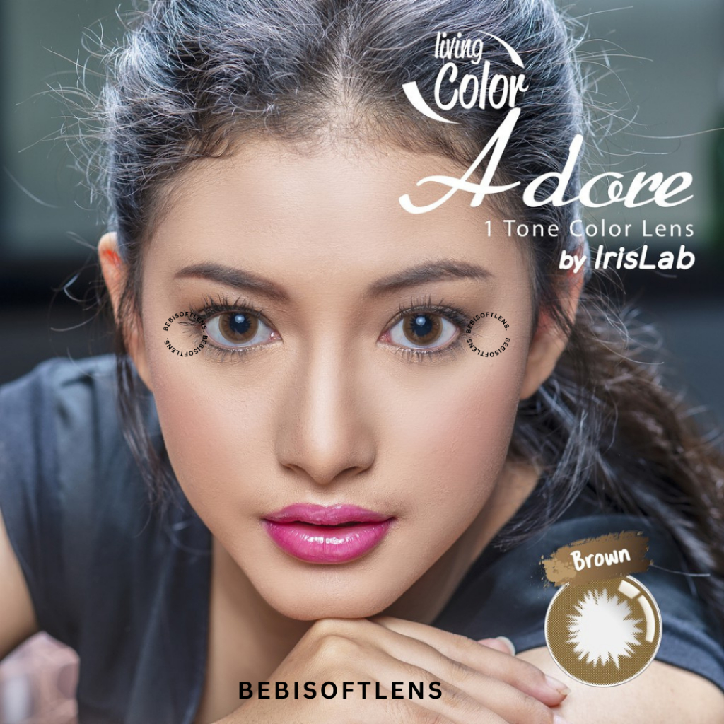 Jual (Bisa COD) Softlens LIVING COLOR ADORE 14.4MM Softlens Normal ...