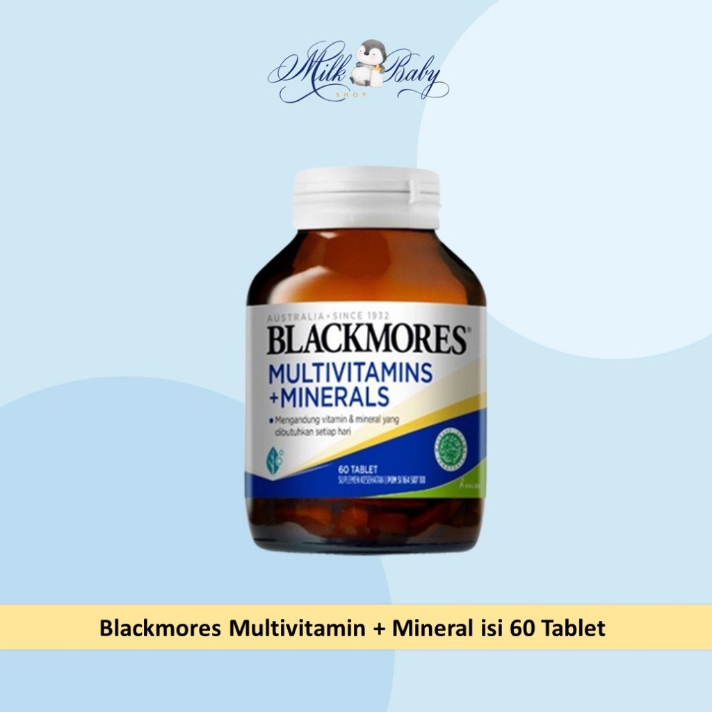 Jual Blackmores Multivitamin + Mineral isi 60 Tablet/Daya Tahan Tubuh | Shopee Indonesia