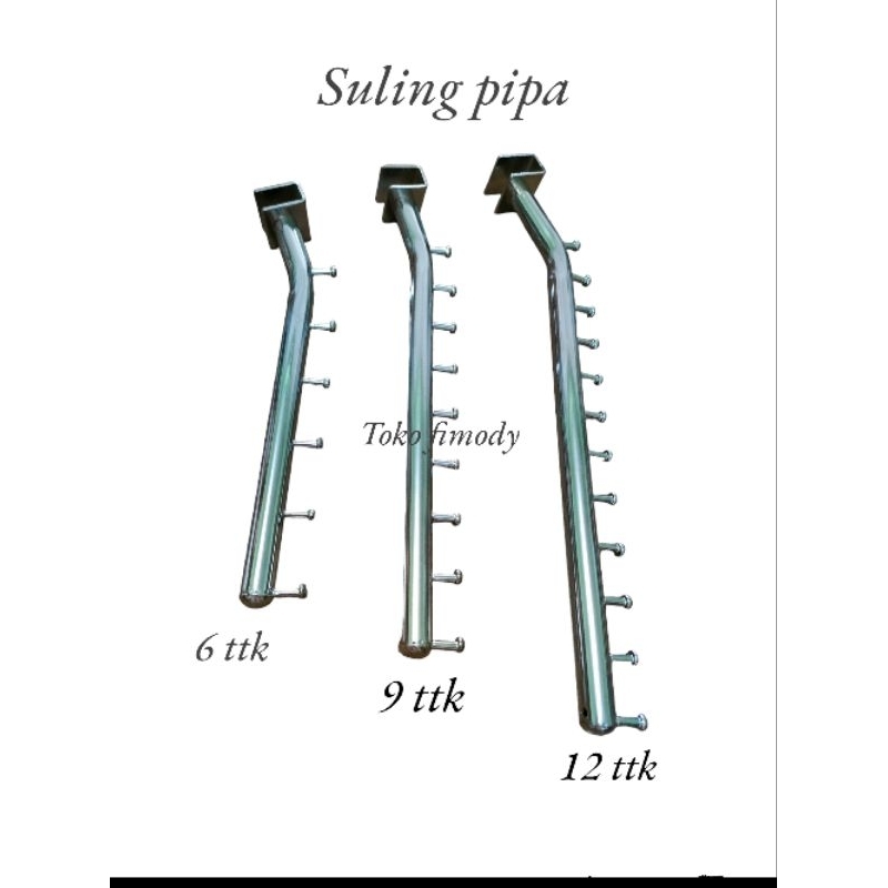 Jual Gantungan Baju dan Celana Pipa Kotak / Hanger Suling Pipa Kotak 6 ...