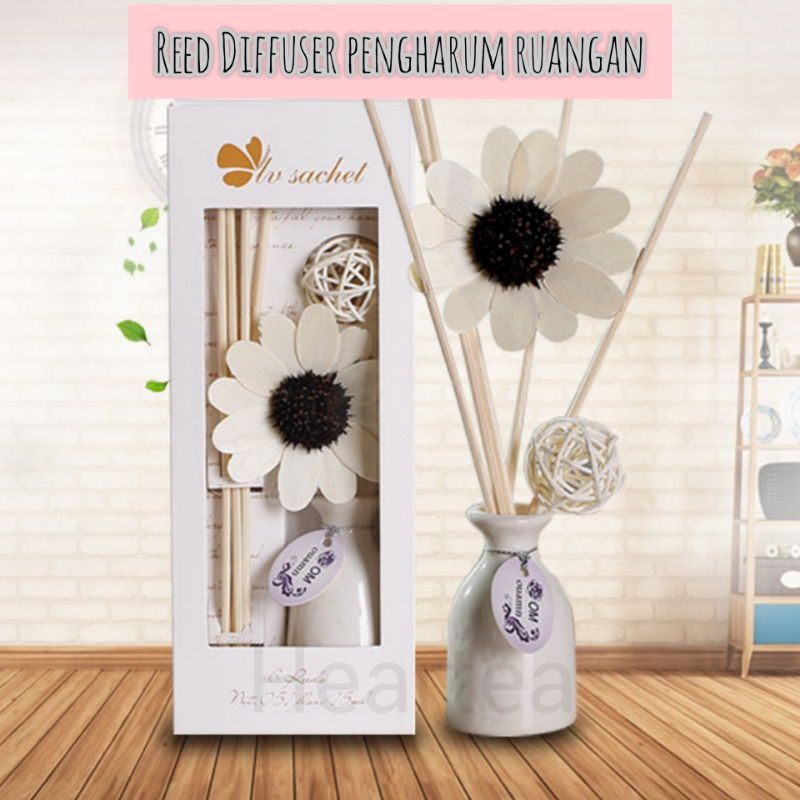 Jual REED DIFFUSER AROMATERAPI PEWANGI RUANGAN - SUNFLOWER 30ML | Shopee Indonesia