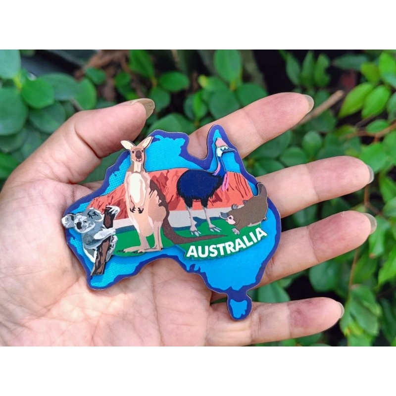 Jual Souvenir magnet kulkas Aussie oleh oleh negara Australia | Shopee ...