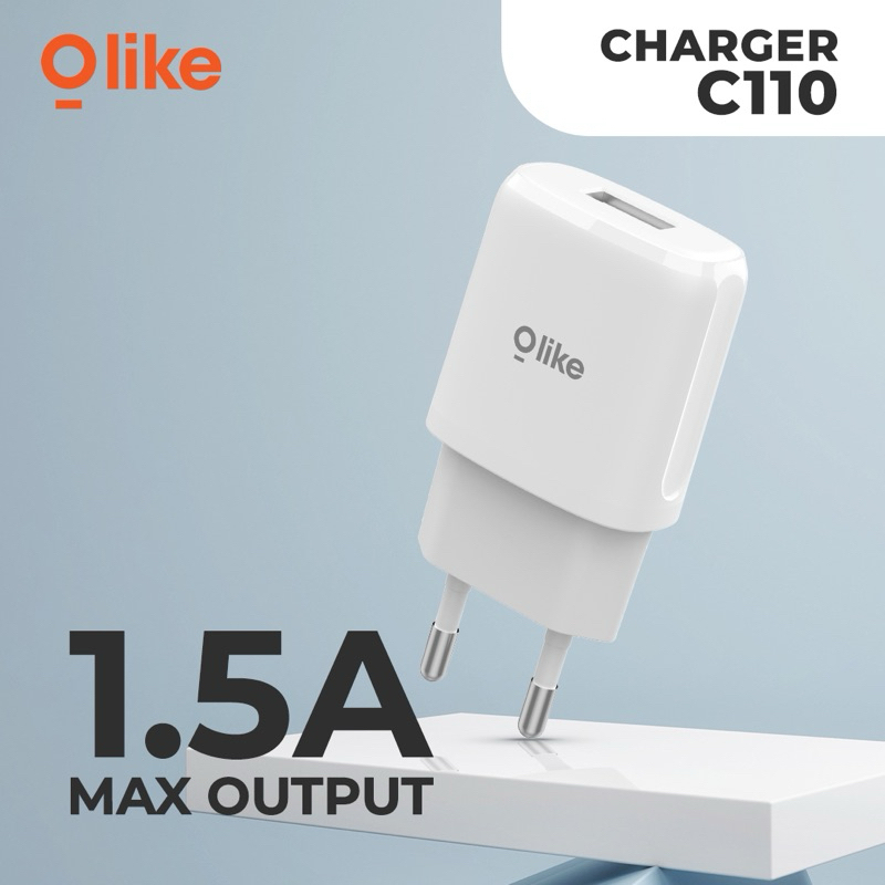 Jual ( Per 1PCS ) OLIKE Adapter Charger C110 Batok Charger 1.5A Smart ...