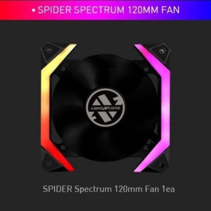 Jual Abkoncore Spider Spectrum Fan Case Casing ARGB 6 pin PC Komputer ...