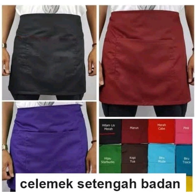 Jual celemek setengah badan/ apron anak dan dewasa | Shopee Indonesia