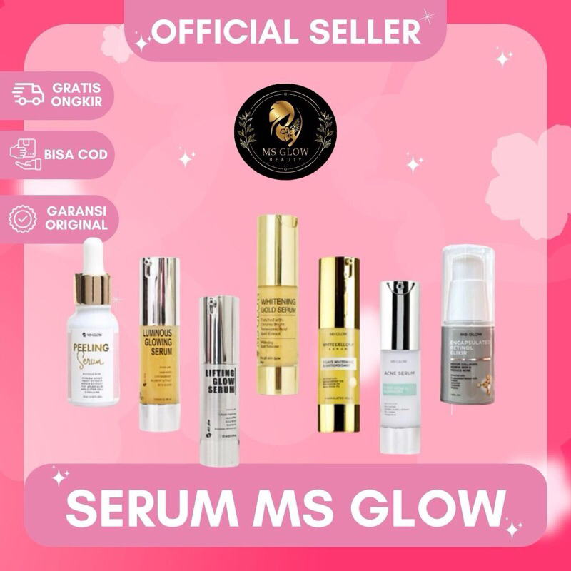 Jual MS GLOW SERUM / MS GLOW SERUM GOLD / MS GLOW SERUM DNA / MS GLOW ...