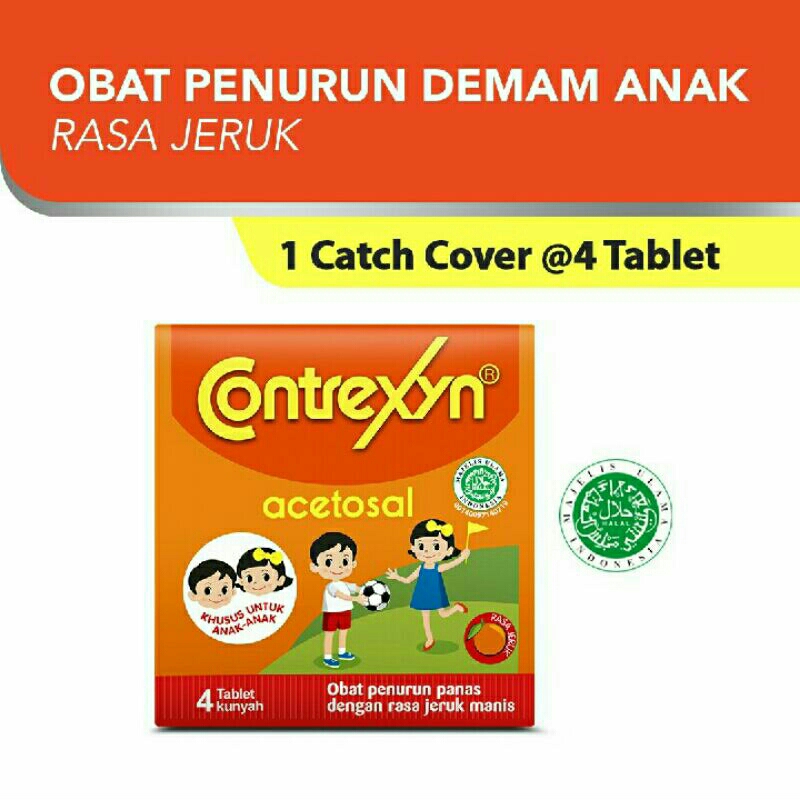 Jual Contrexyn Rasa Jeruk 1 Cover 4 Tablet | Shopee Indonesia
