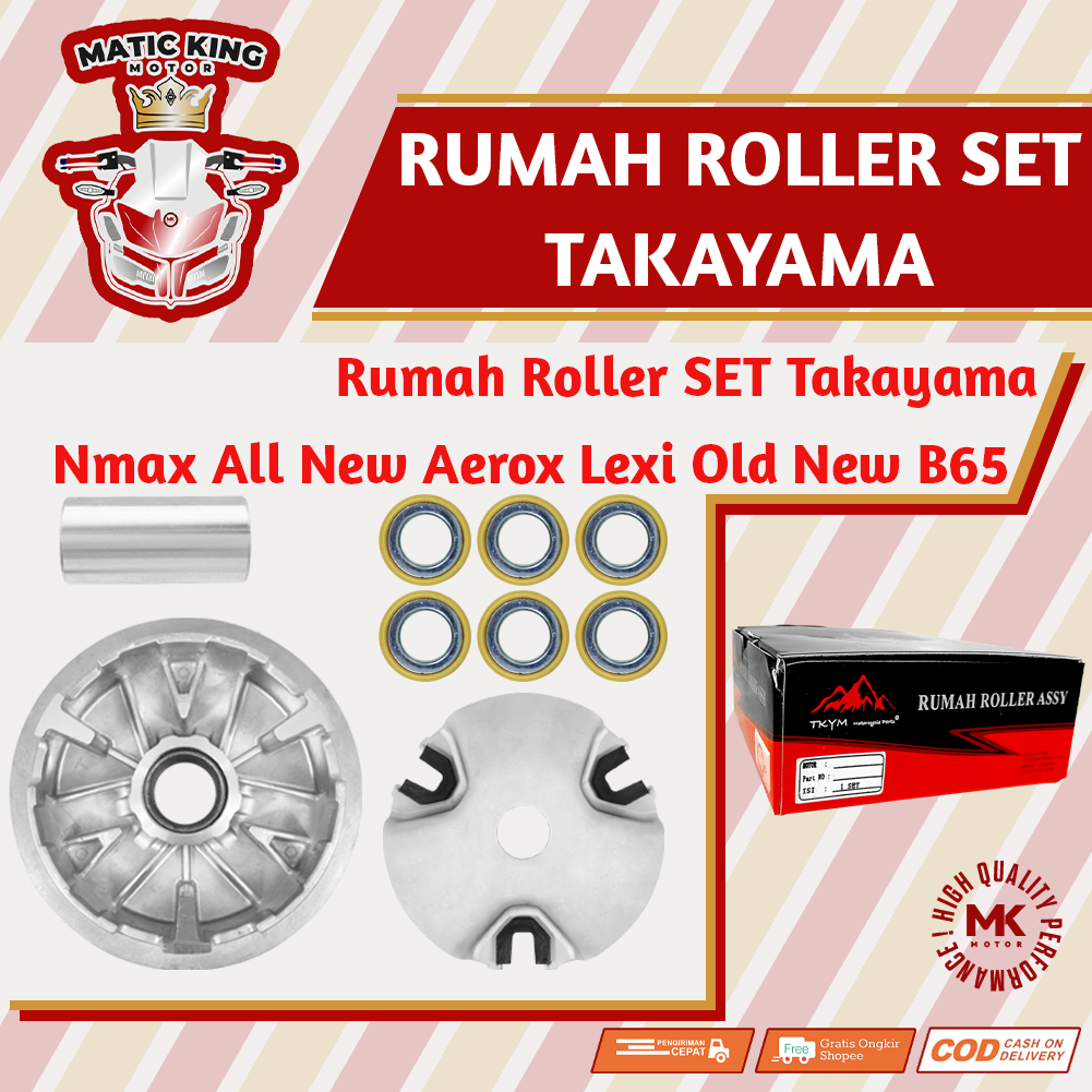 Jual Rumah Roller Set Yamaha Nmax All New Aerox Lexi 125 155 B65 ...