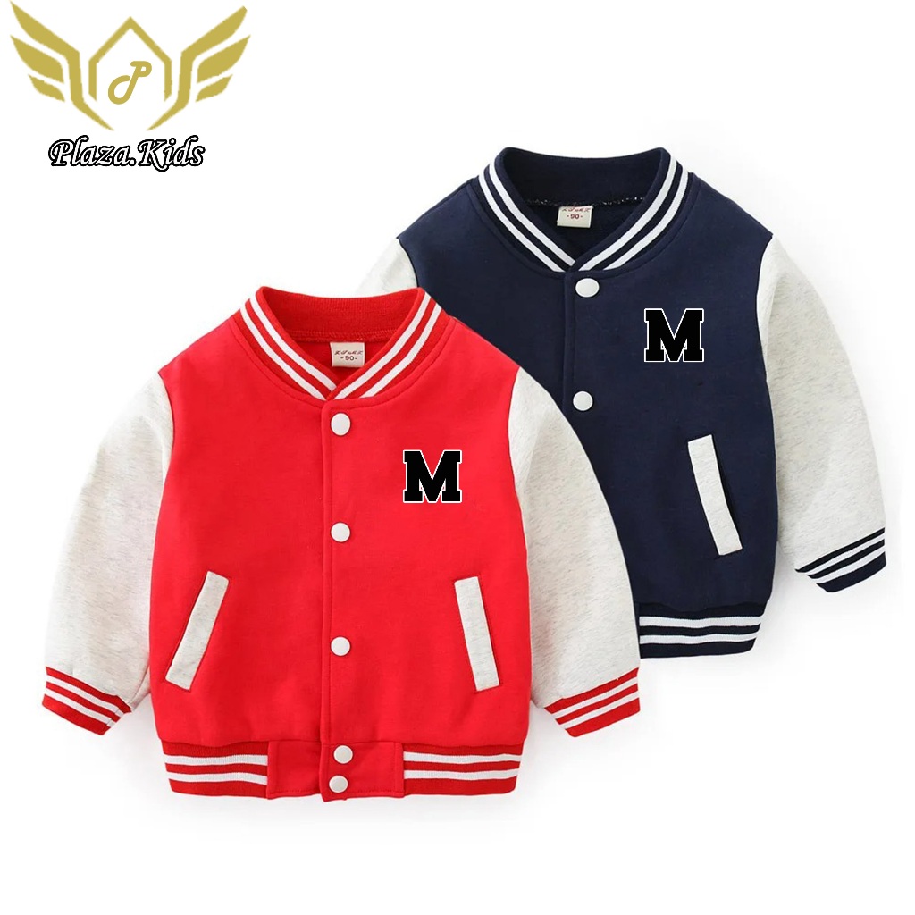 Jual JAKET BOMBER M VARSITY ANAK UKURAN 2-12 JAKET ANAK KIDS VARSITY ...