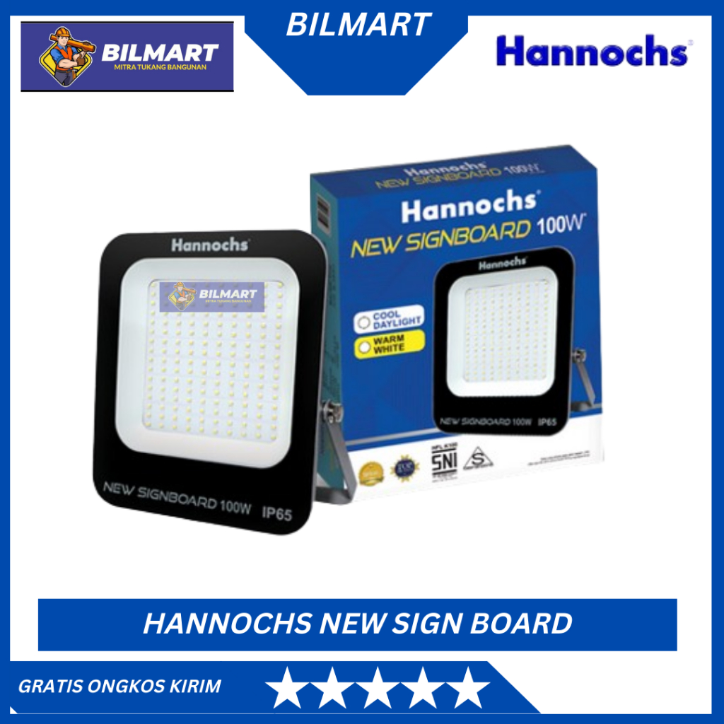 Jual LAMPU LED SOROT HANNOCHS NEW SIGN BOARD | Shopee Indonesia