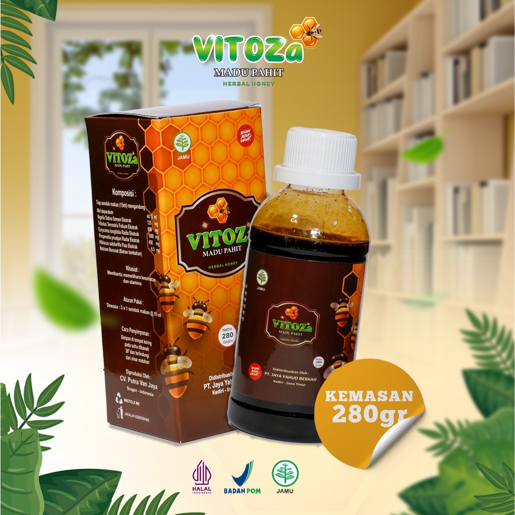 Jual VITOZa Madu Pahit Madu Herbal (280ml) | Shopee Indonesia