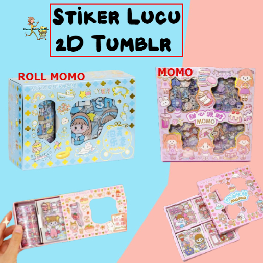 Jual Master Belanja Stiker Lucu 2D Tumblr Aesthetic PerLEMBAR / Sticker ...