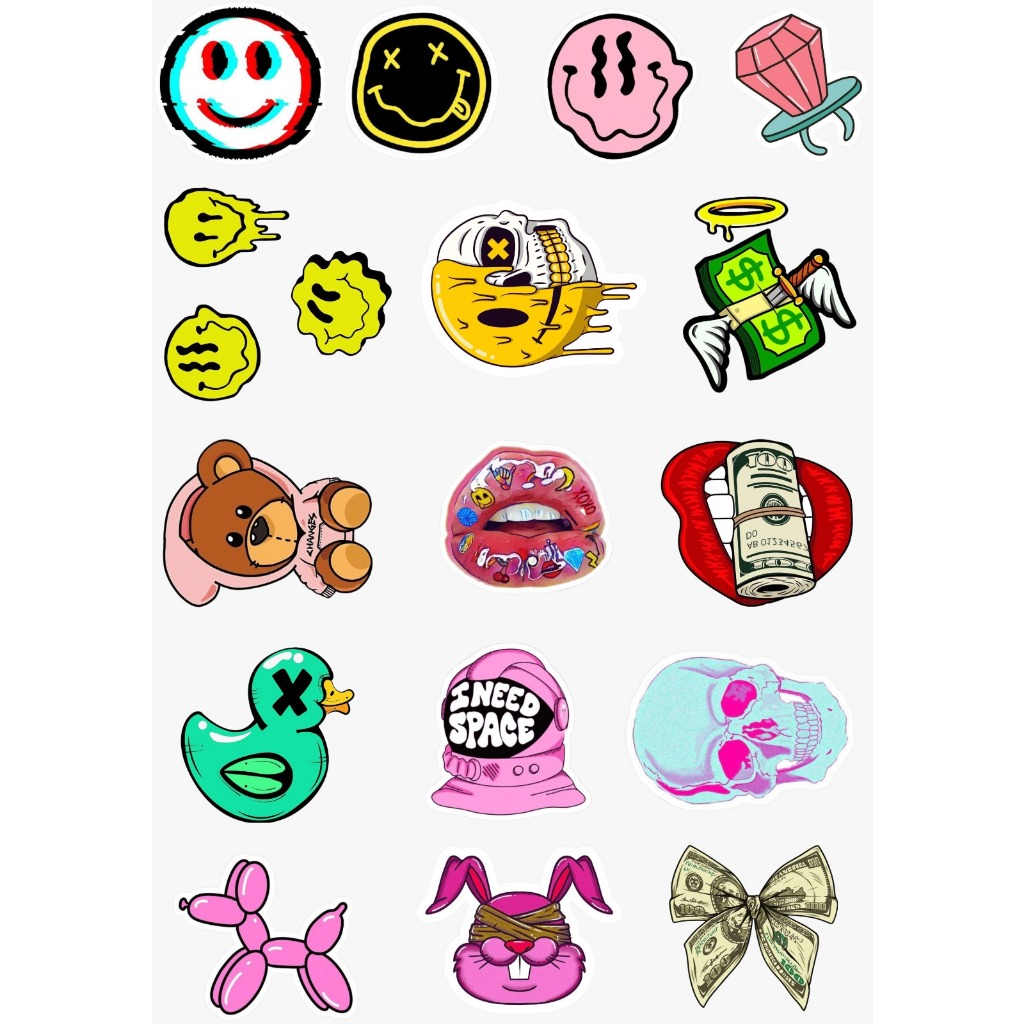 Jual STIKER AESTHETIC STIKER TUMBLER STIKER HP | STIKER LAPTOP UV PRINT ...