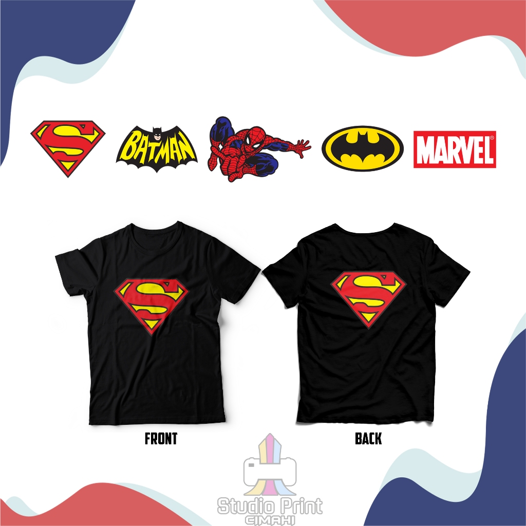 Jual STIKER SABLON SABLON SETRIKA SABLON DTF PRINTING TEMA SUPERHERO BY ...