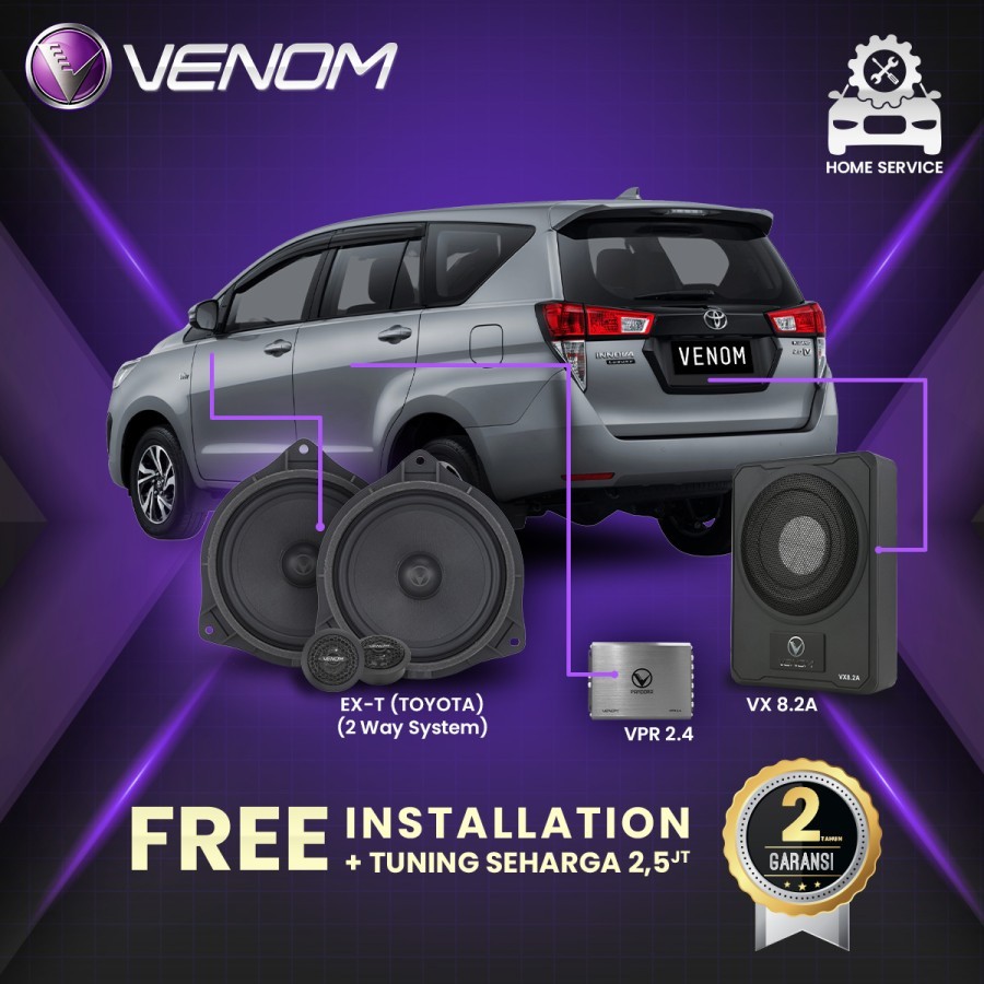 Jual Venom Express Toyota Innova & Reborn Paket Audio Mobil Gratis Pasang Tuning | Shopee Indonesia