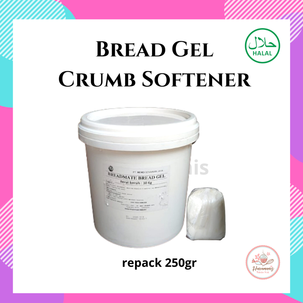Jual Bread Gel Crumb Softener Pelembut Roti Donat Repack 250gr | Shopee ...