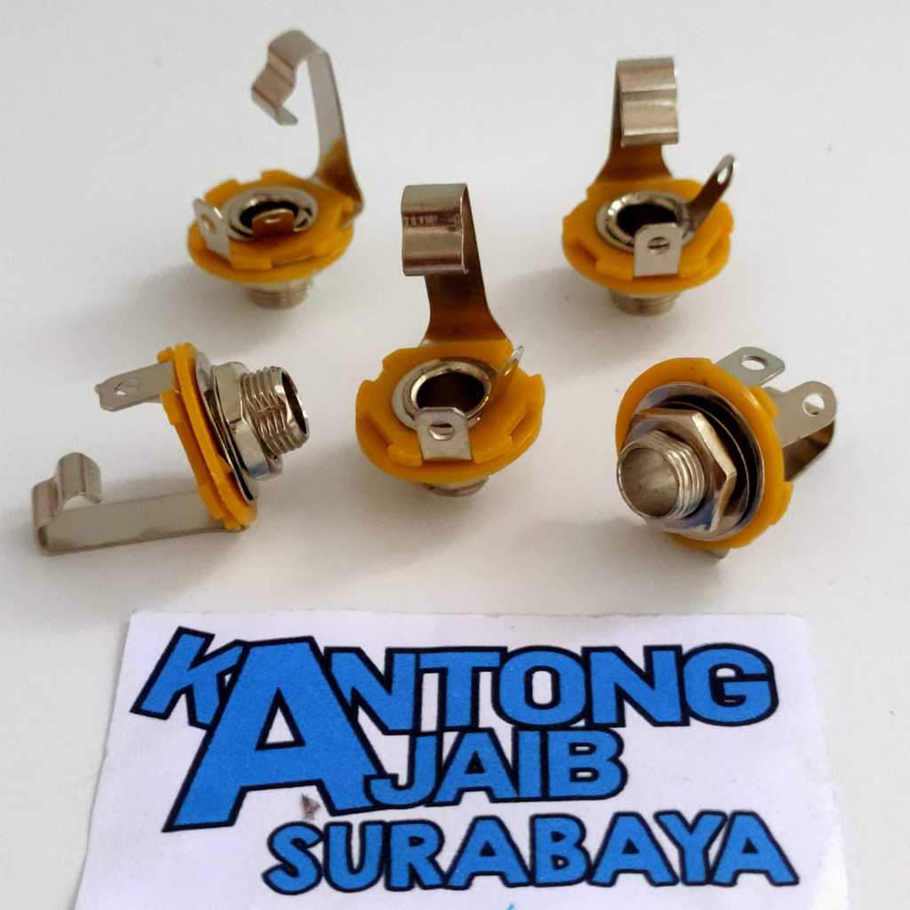 Jual Soket Mono Body Female In Output Jack Gitar Bass Jek Input Out ...