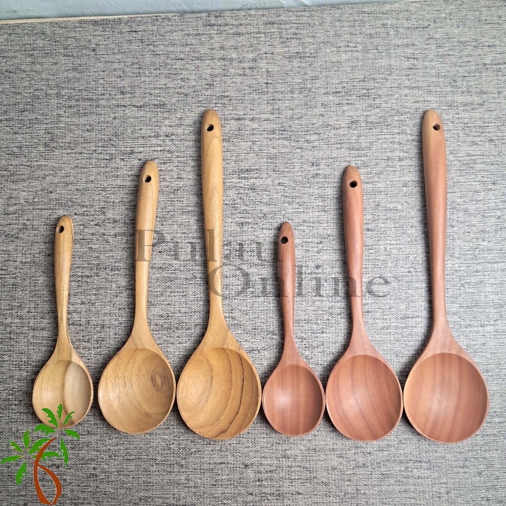 Jual L - Centong Sayur Kayu - Sendok Masak Sayur - Centong Masak Sayur ...