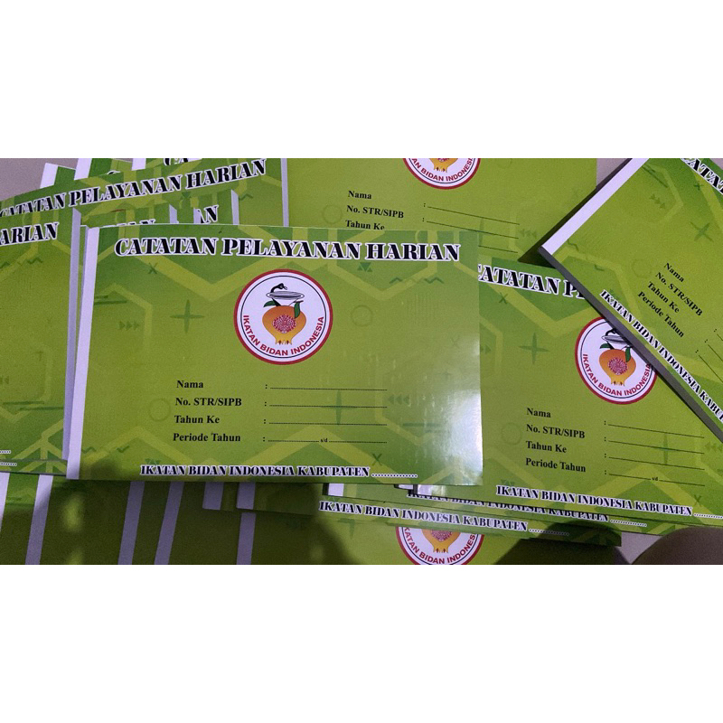 Jual Buku catatan harian Bidan / Buku LOGBOOK Perpanjangan STR ...