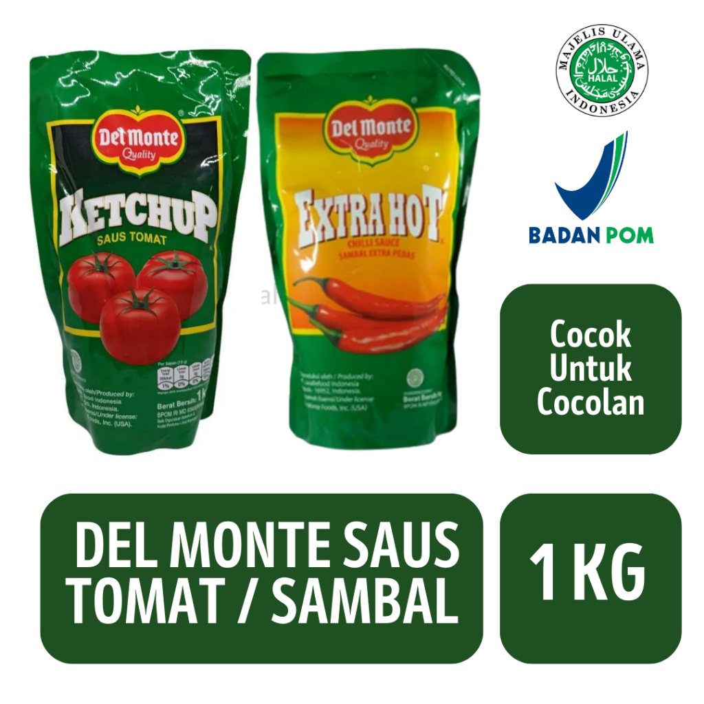 Jual Saus Sambal Extra Hot Delmonte | Saus Tomat Delmonte [1Kg ...