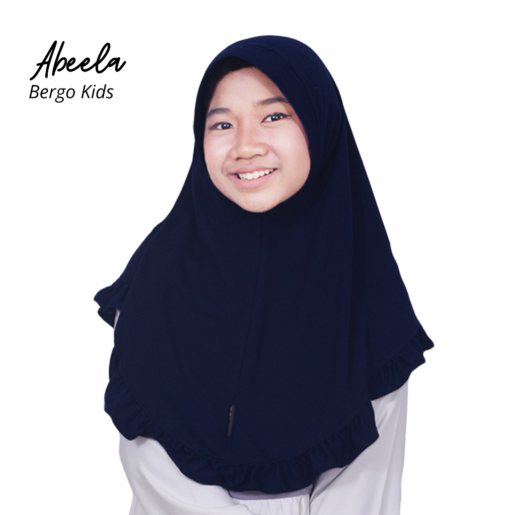 Jual Mouza Indonesia Bergo Abeela Anak | Hijab Instan Anak Poliester ...