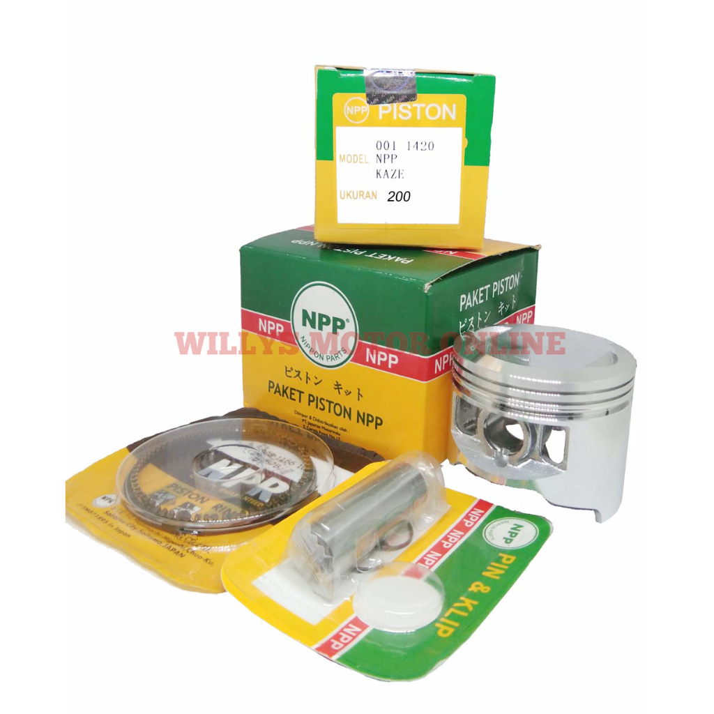 Jual Piston Kit Kaze Oversize 200 NPP / Seher Kaze Os 200 / Seher Kaze ...