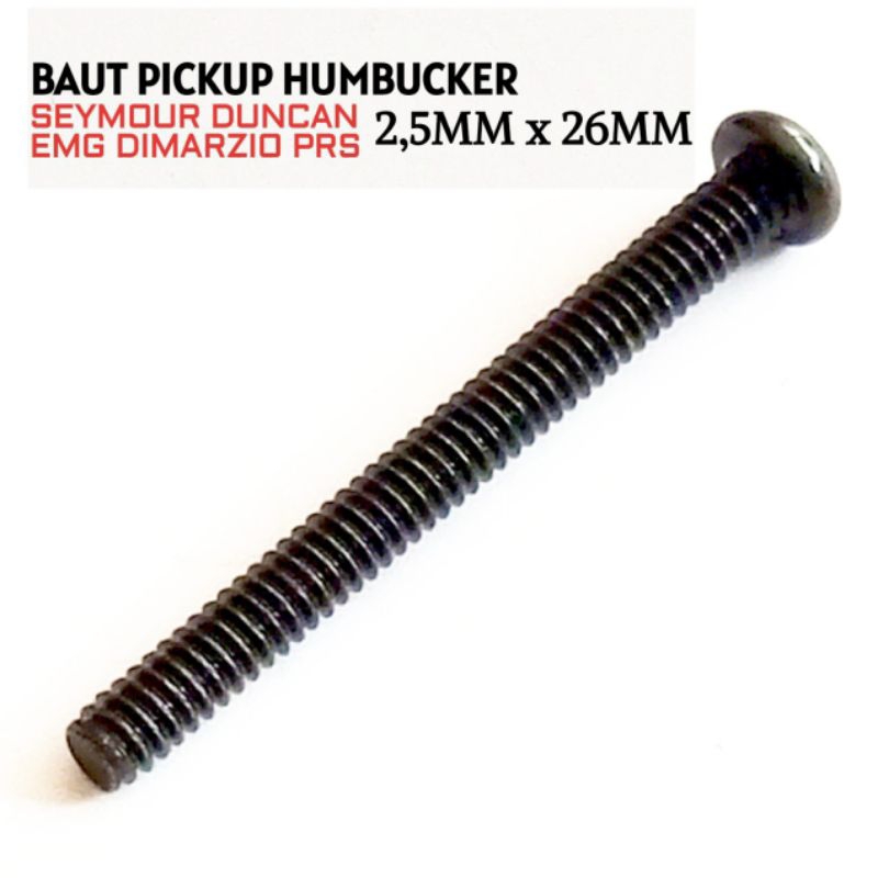 Jual Baut Pickup Gitar Humbucker Satuan Hitam Seymour Duncan EMG PRS ...