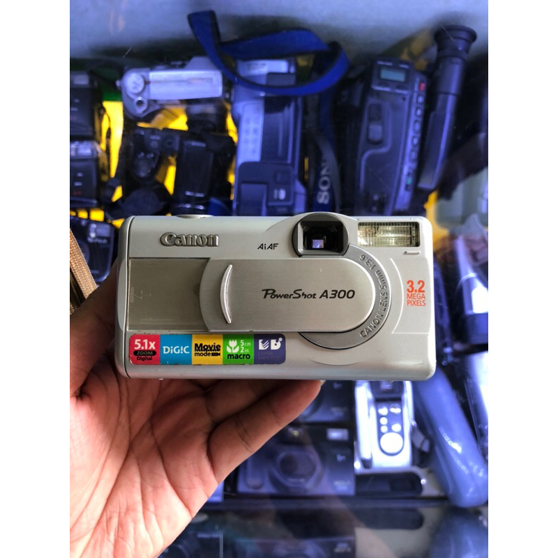 Jual Kamera Digital Digicam Camdig Canon PowerShot A300 3.2Mp | Shopee ...