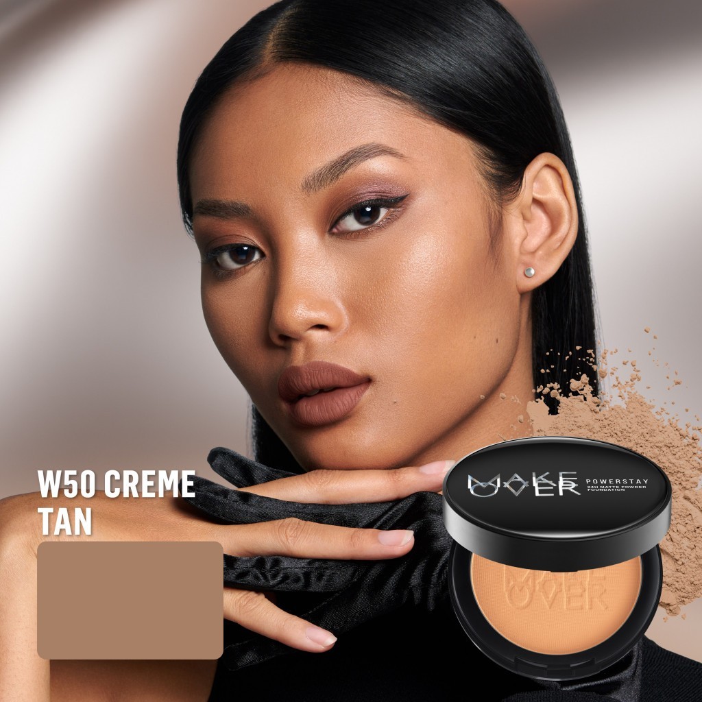 Jual MAKE OVER Powerstay 24H Matte Powder Foundation - Bedak padat ...