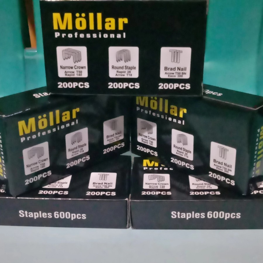 Jual REFILL - Isi Staples Gun MOLLAR 3in1 3Way 4-14mm Paku Hekter ...