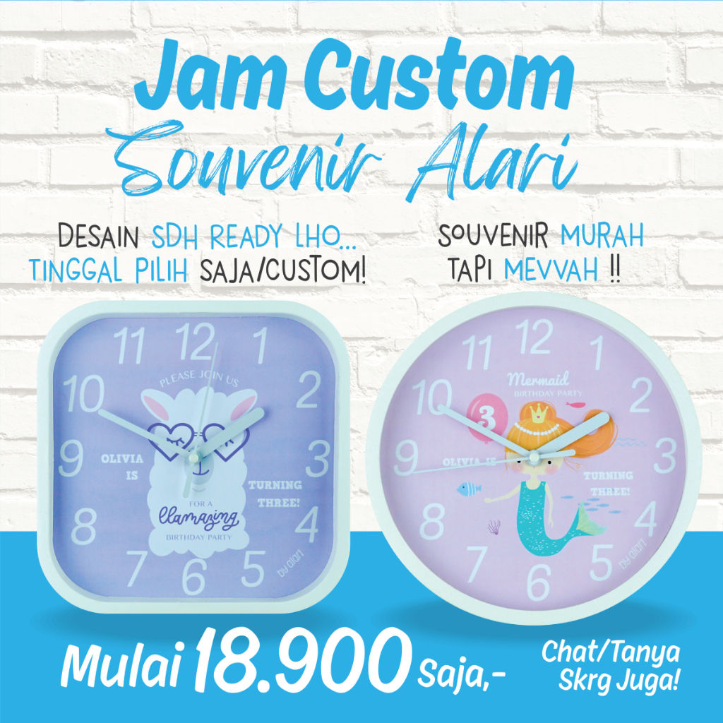 Jual CUSTOM JAM DINDING | Shopee Indonesia