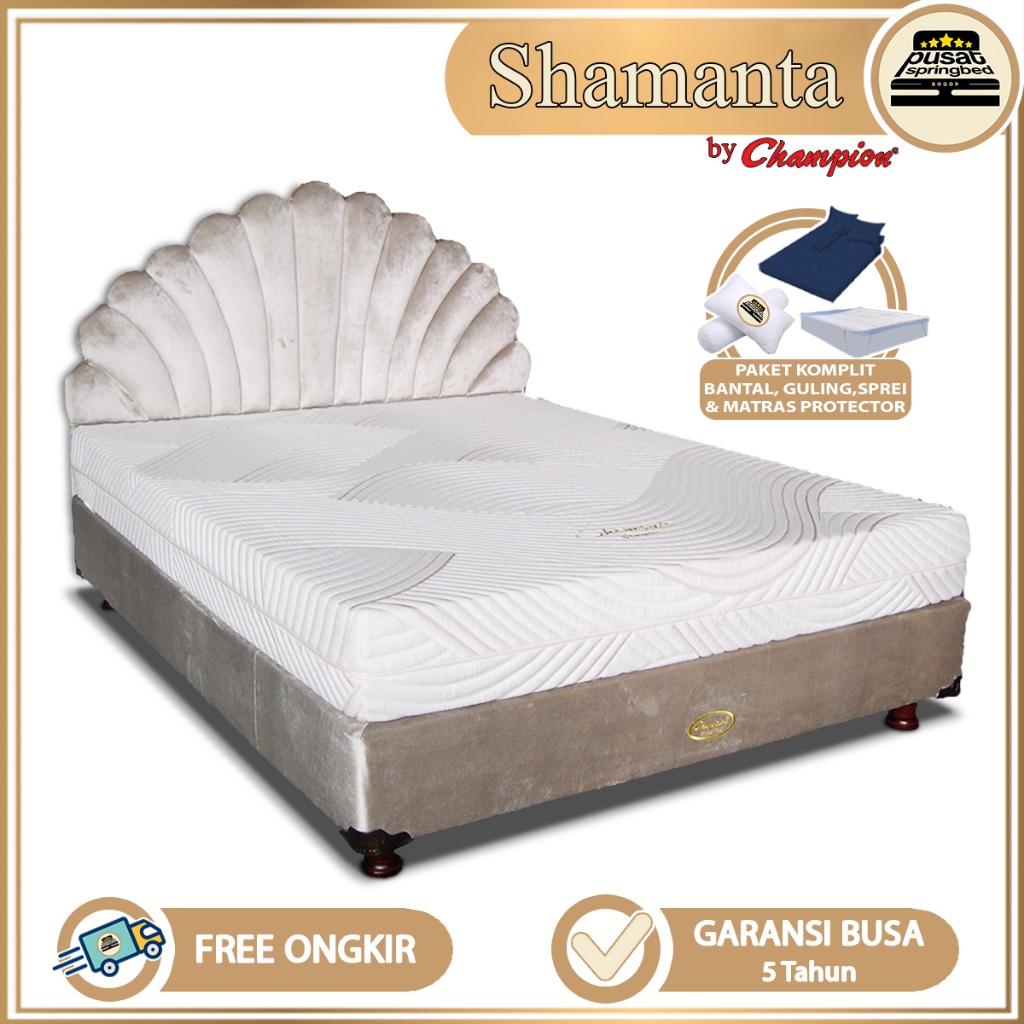 Jual Kasur Bludru Full Rebounded Foam - Champion Springbed Shamanta ...