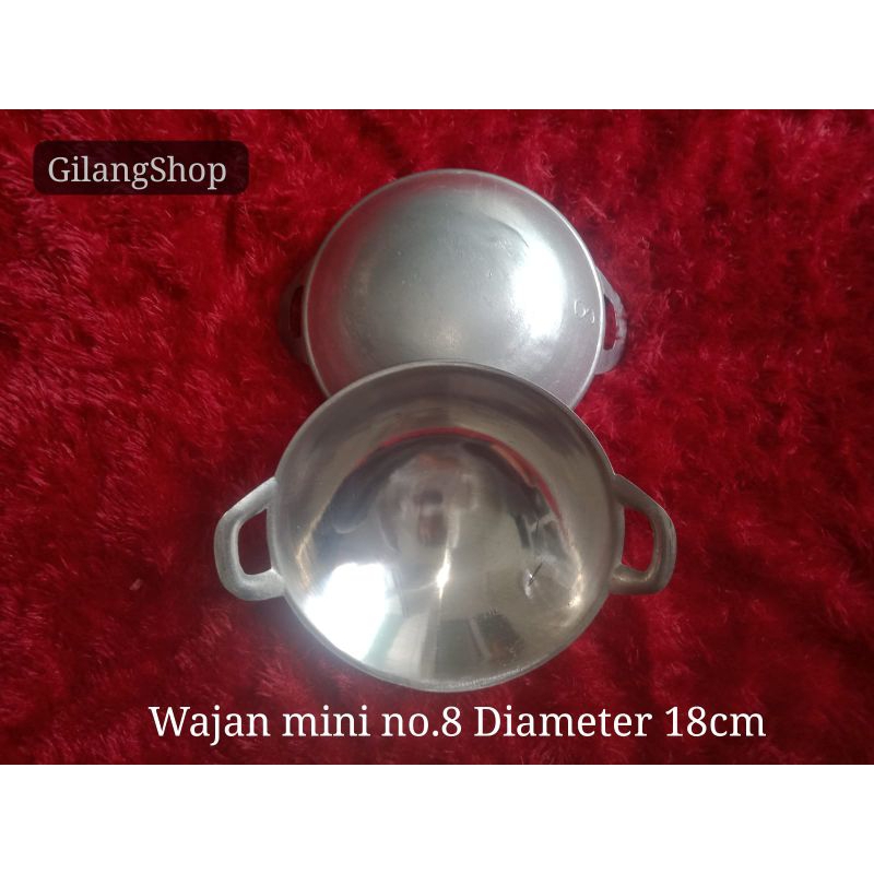 Jual wajan mini no.8 diameter 18cm | Shopee Indonesia