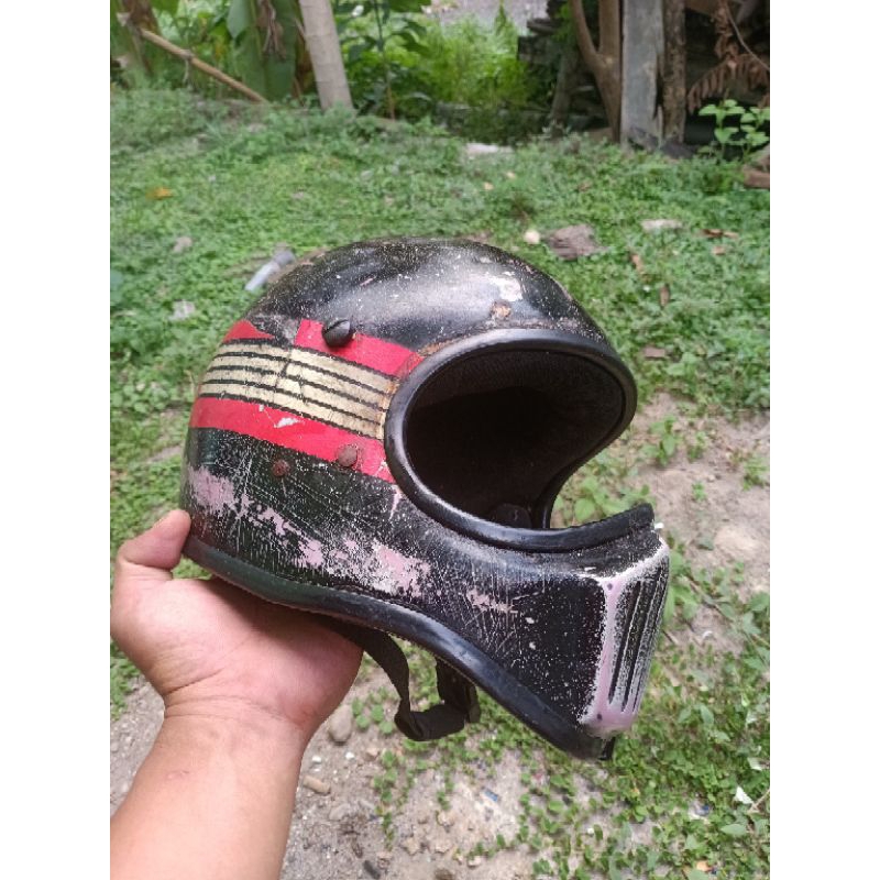 Jual helm full face jadul klasik retro | Shopee Indonesia