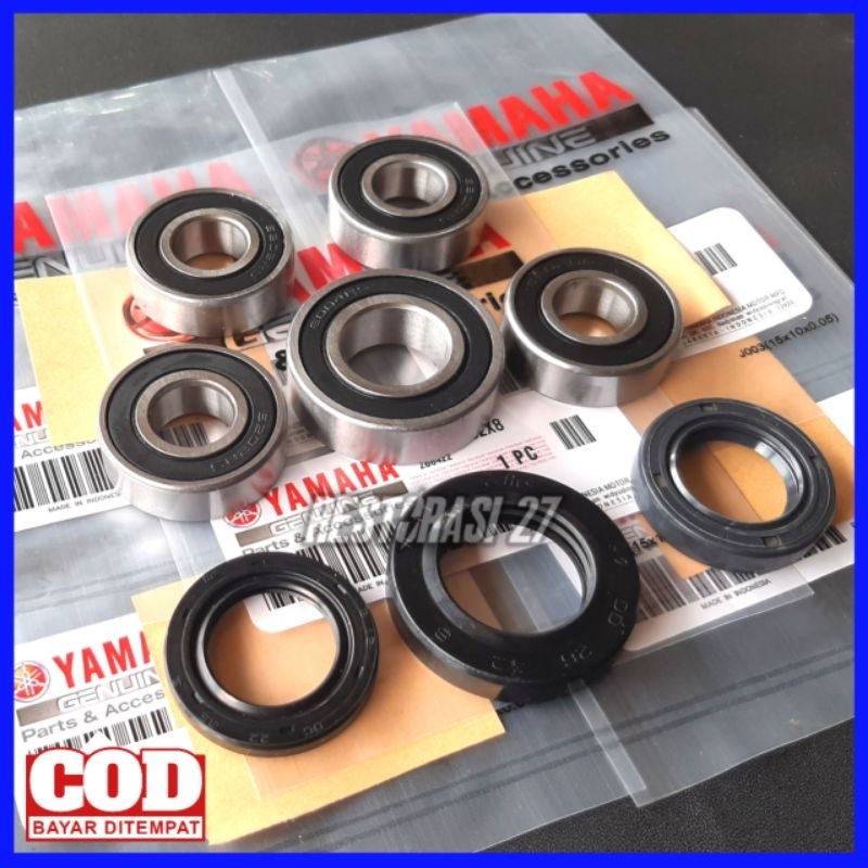 Jual Satu set seal dan bearing roda depan belakang yamaha rx king rx ...