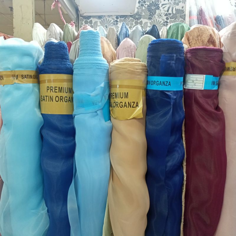 Jual Kain Satin Organza Premium | Organza Polosan Premium!!! | Shopee ...