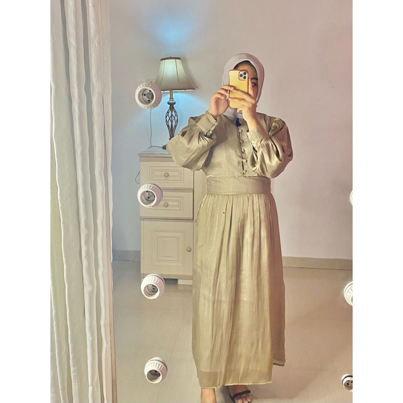 Jual shimmer yoryu dress | dress lebaran hari raya 2024 | dress shimmer ...