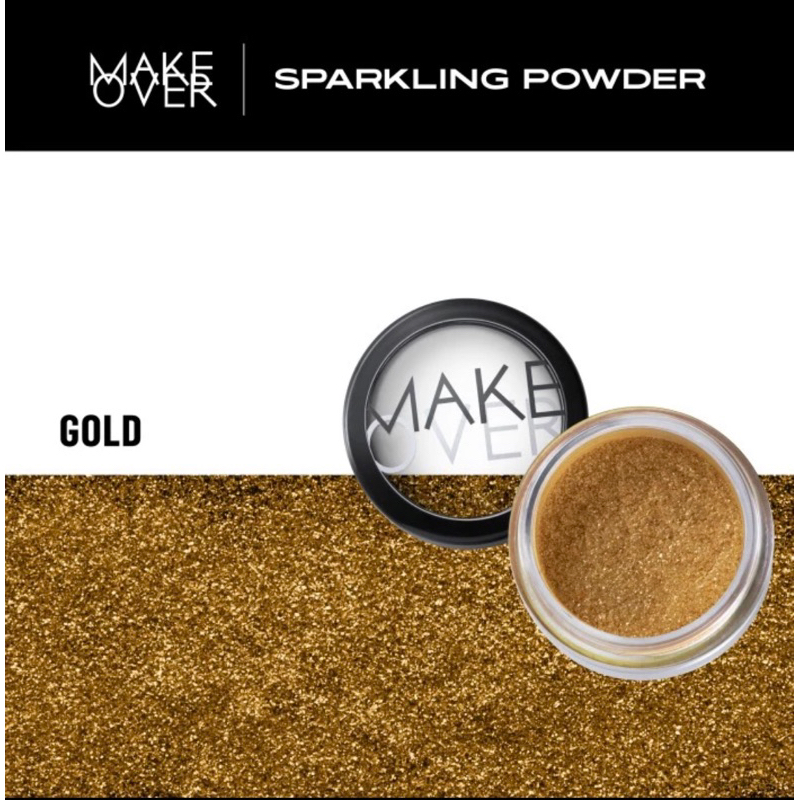 Jual ORIGINAL Make Over Sparkling Powder 2gr - GOLD | Shopee Indonesia