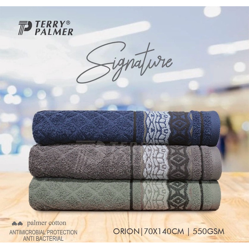 Jual ORION Handuk Dewasa Handuk Terry Palmer Signature Motif Premium ...